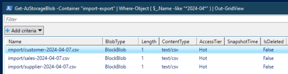 Searching Azure Storage Containers with Powershell – Andy Brownsword