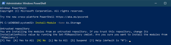 Searching Azure Storage Containers with Powershell – Andy Brownsword