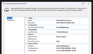 Connecting SSIS Packages to Azure Storage – Andy Brownsword